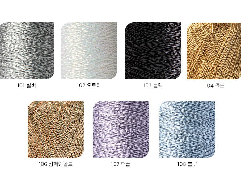 [受注販売]Metalic Play Code(メタリックプレイコード)ミニコーン250g – ひだまり素材